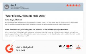 Vision Helpdesk Review by Shootout For Soldiers